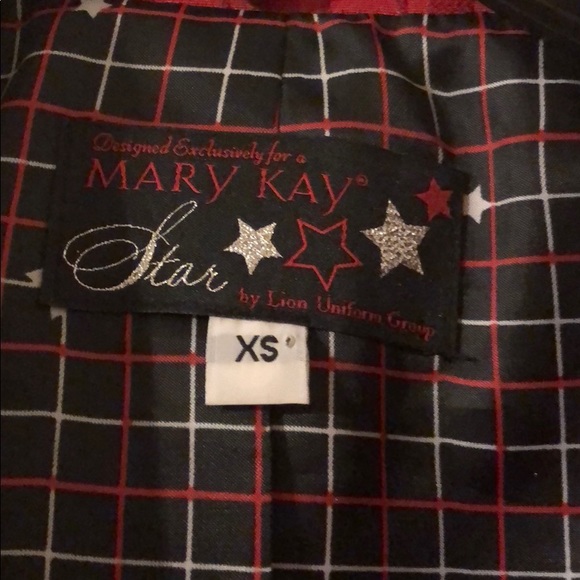 Mary Kay | Jackets & Coats | Mary Kay Red Blazer Jacket Xs | Poshmark